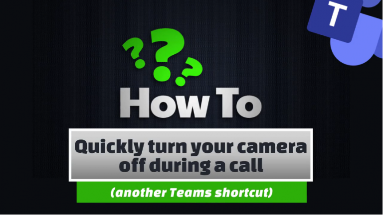 How To Quickly Turn Off Your Camera During A Call | MYDWARE IT ...