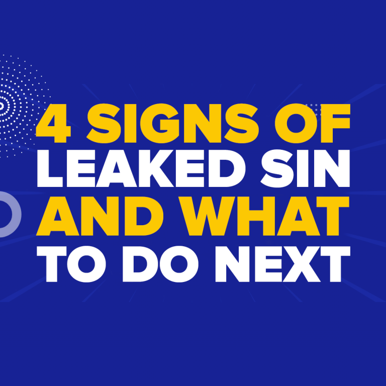 4 Signs Of Leaked SIN And What To Do Next | MYDWARE IT Solutions Inc.